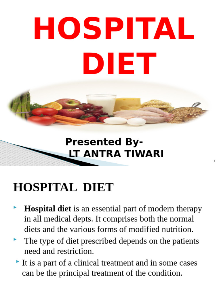 Hospital Diets: Types and Guidelines | PDF | Hospital | Pickling