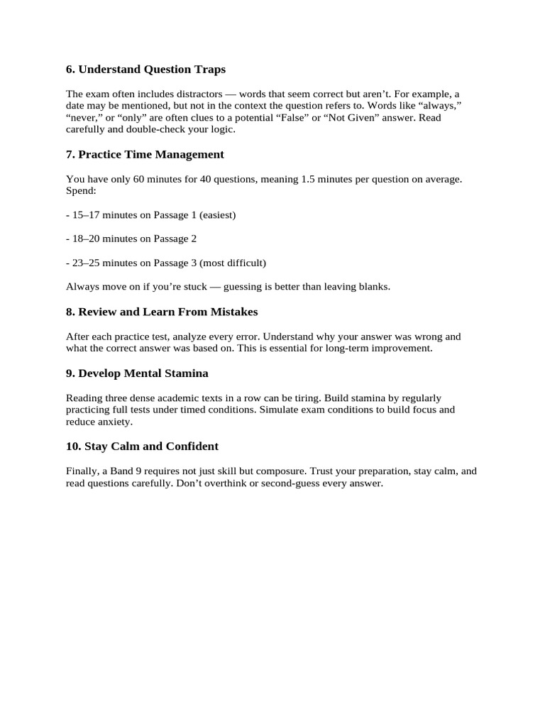 Understand Question Traps | PDF