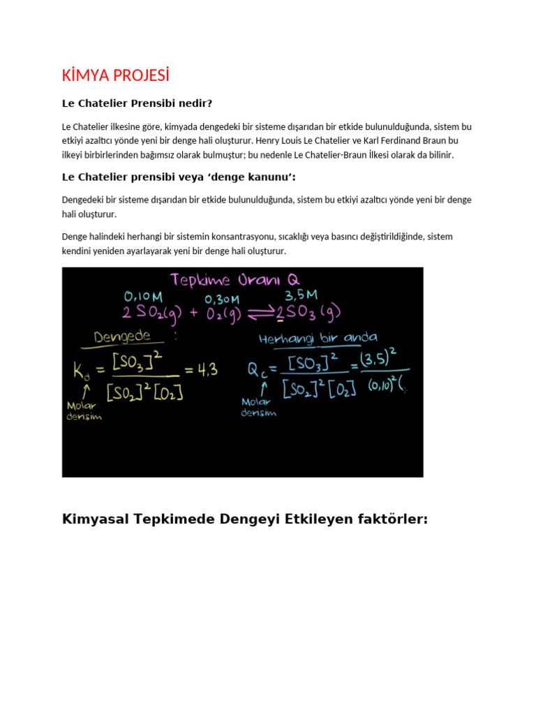 Sınıf 2. Dönem Kimya Projesi 3 | PDF