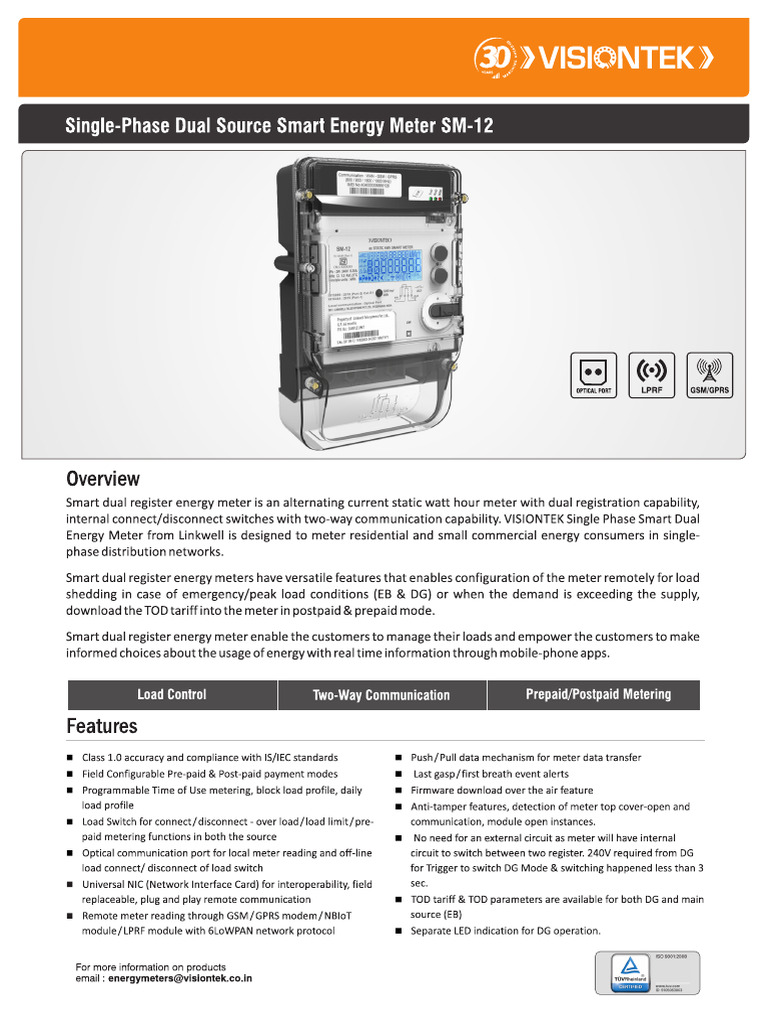 SM-12 Dual Source Smart Energy Meter - Rev. 1.0!04!01-2025.curves | PDF