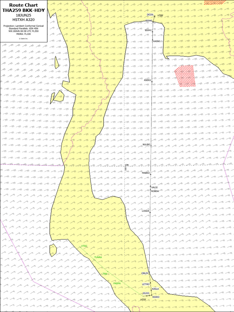 TG259 Route Chart | PDF