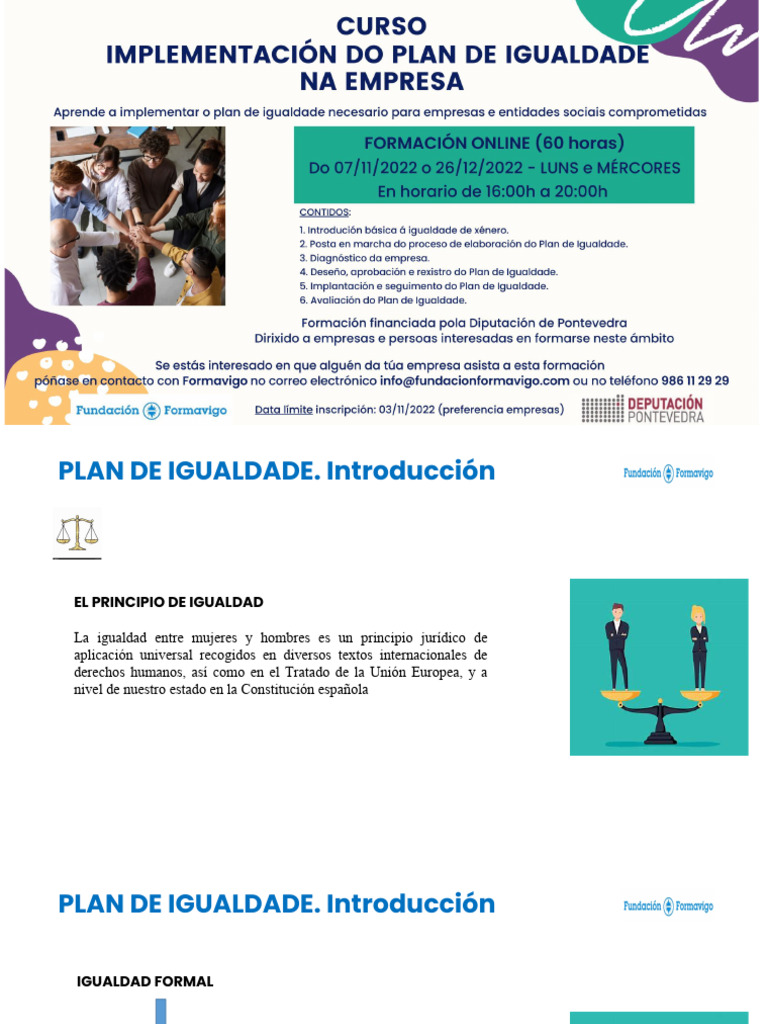 Mod 1 - PPT Introducion Basica A Igualdade | PDF | Estudios de género | Igualdad de género