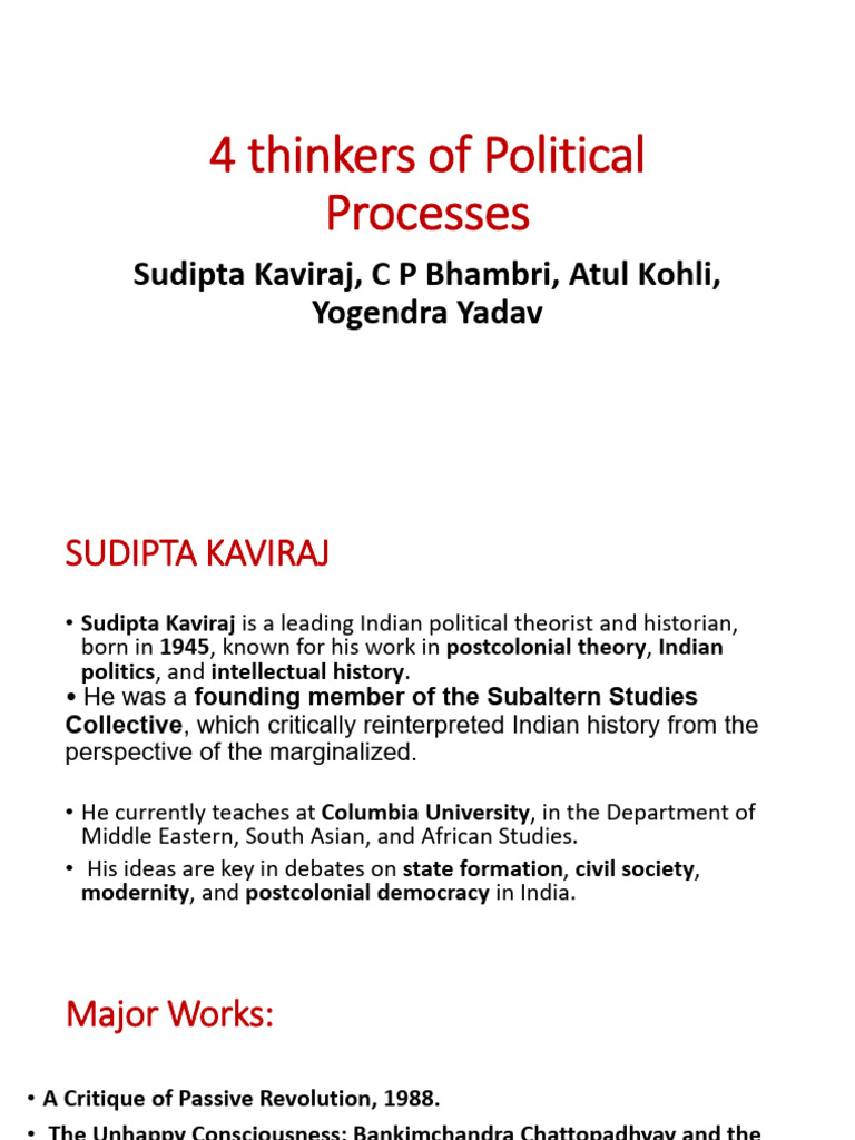 4 Thinkers of Political Processes | PDF | State (Polity) | Democracy
