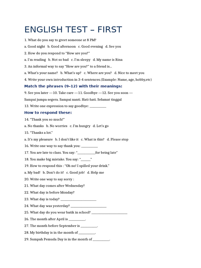 English - Test - First (Lessons 1 & 2) .Docx - 20250508 - 192359 - 0000 ...