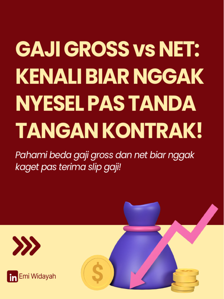 Beda Gaji Gross Vs Net | PDF