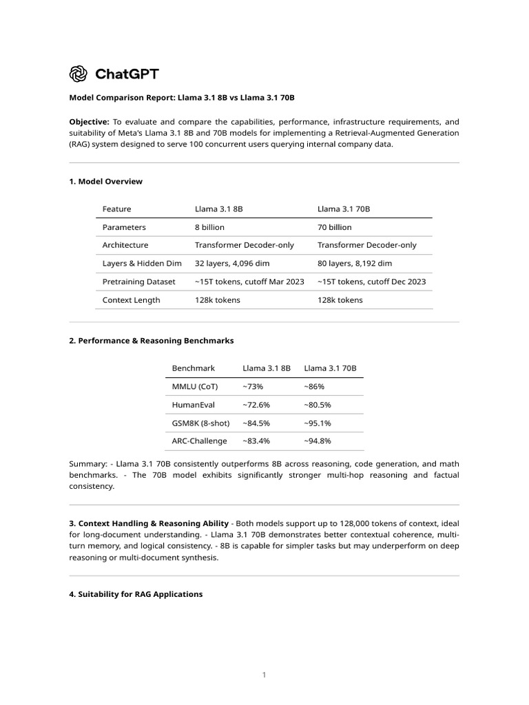 Llama3 Model Comparison | PDF | Artificial Intelligence | Intelligence ...