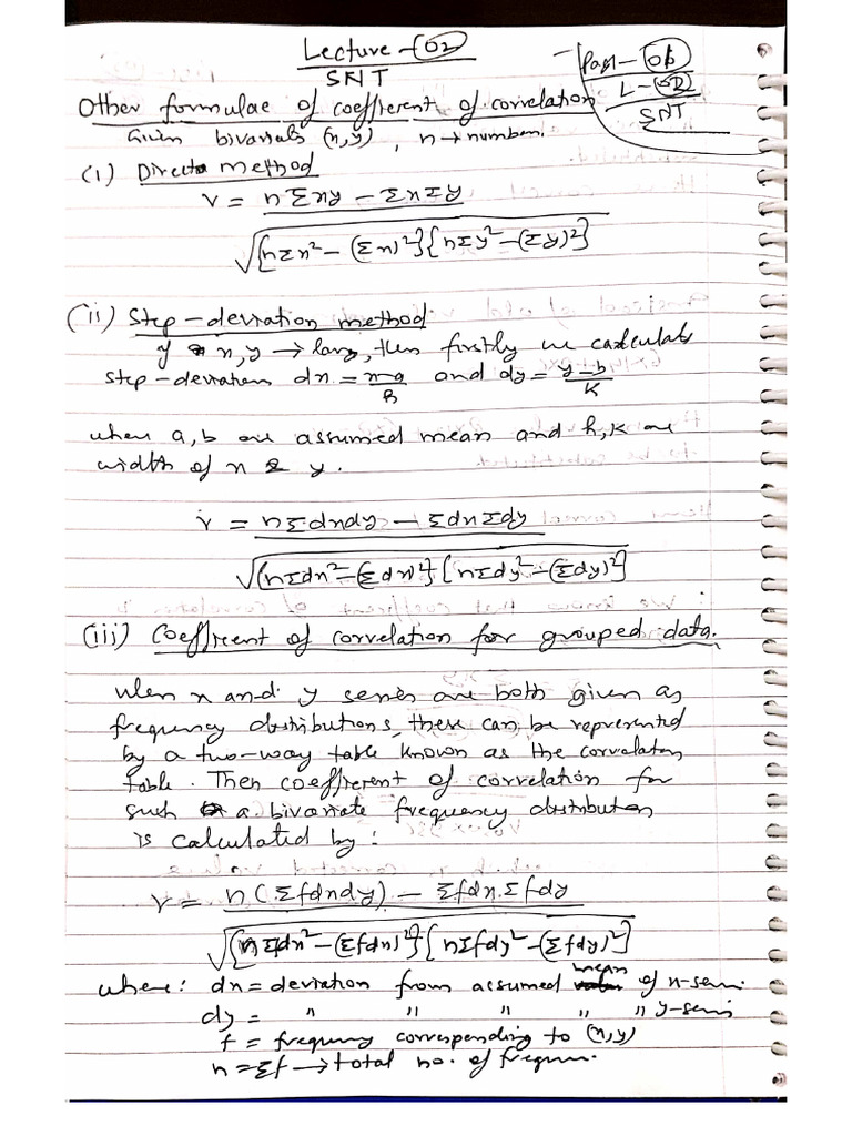 Lecture 02 SNT | PDF