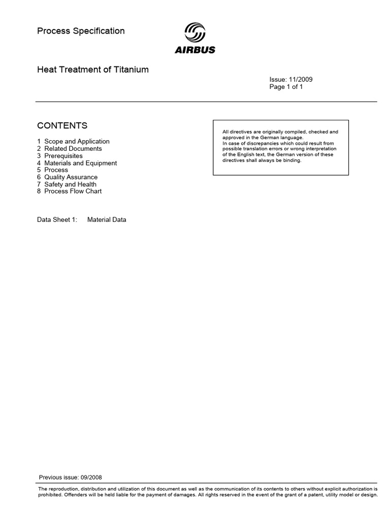 80-T-36-1015 ISS-11 2009 Process Specification Heat Treatment of ...