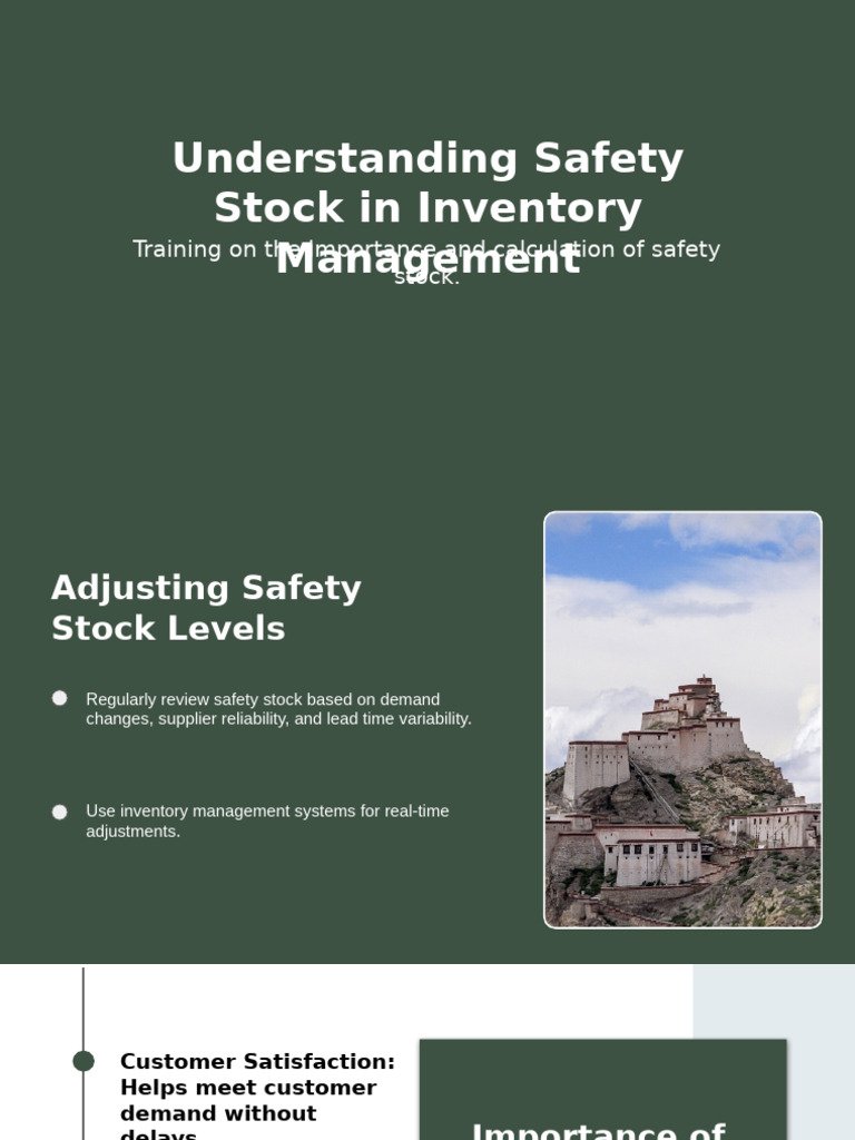 Safety Stock Re-Order Point | PDF