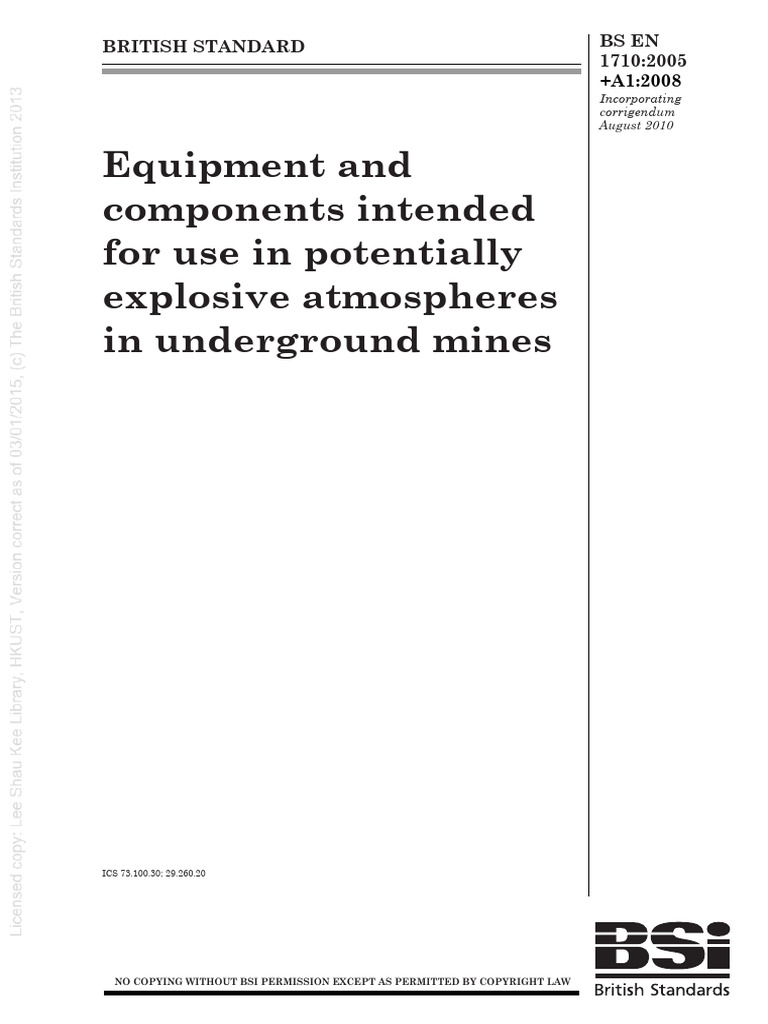 Equipment and Components Intended For Use in Potentially Explosive ...