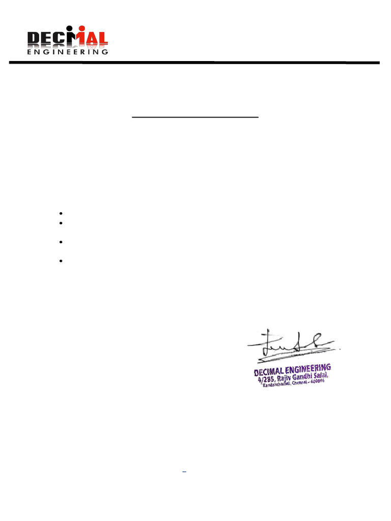 Vinothkumar Decimal Exp | PDF