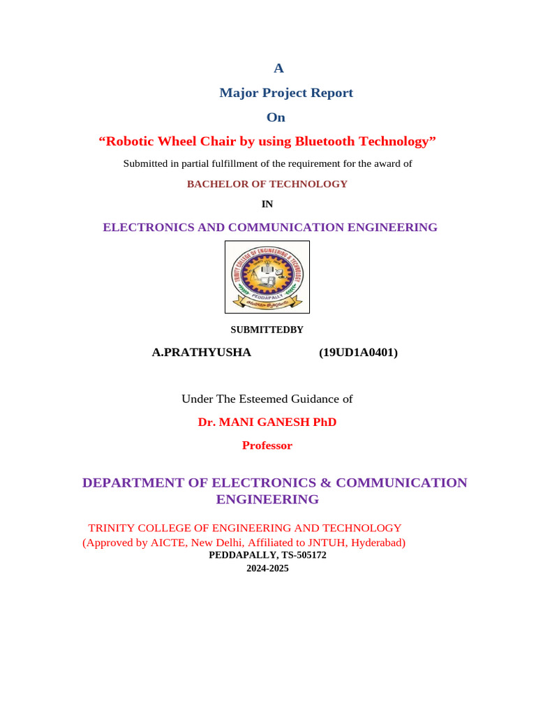 Major Product Front Pages | PDF | Arduino | Embedded System