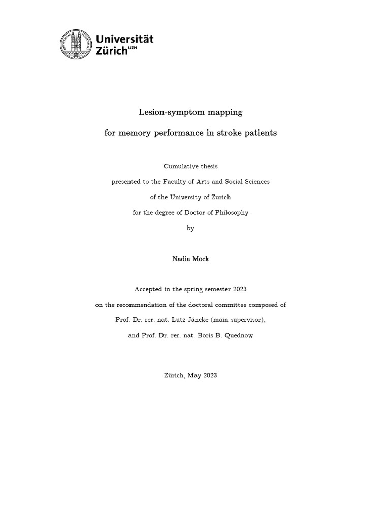 Right Temporal Lobe Functioning and Nonverbal Memory Tests | PDF ...