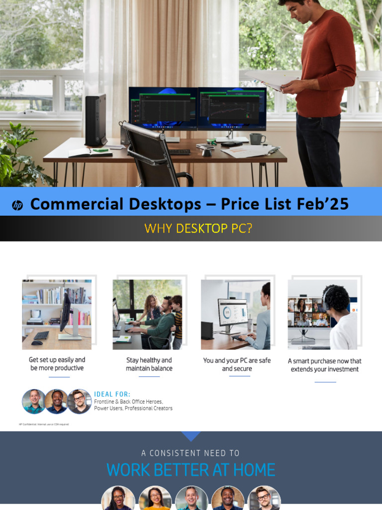 HP MOQ Business Desktops Feb25 | PDF | Desktop Computer | Solid State Drive