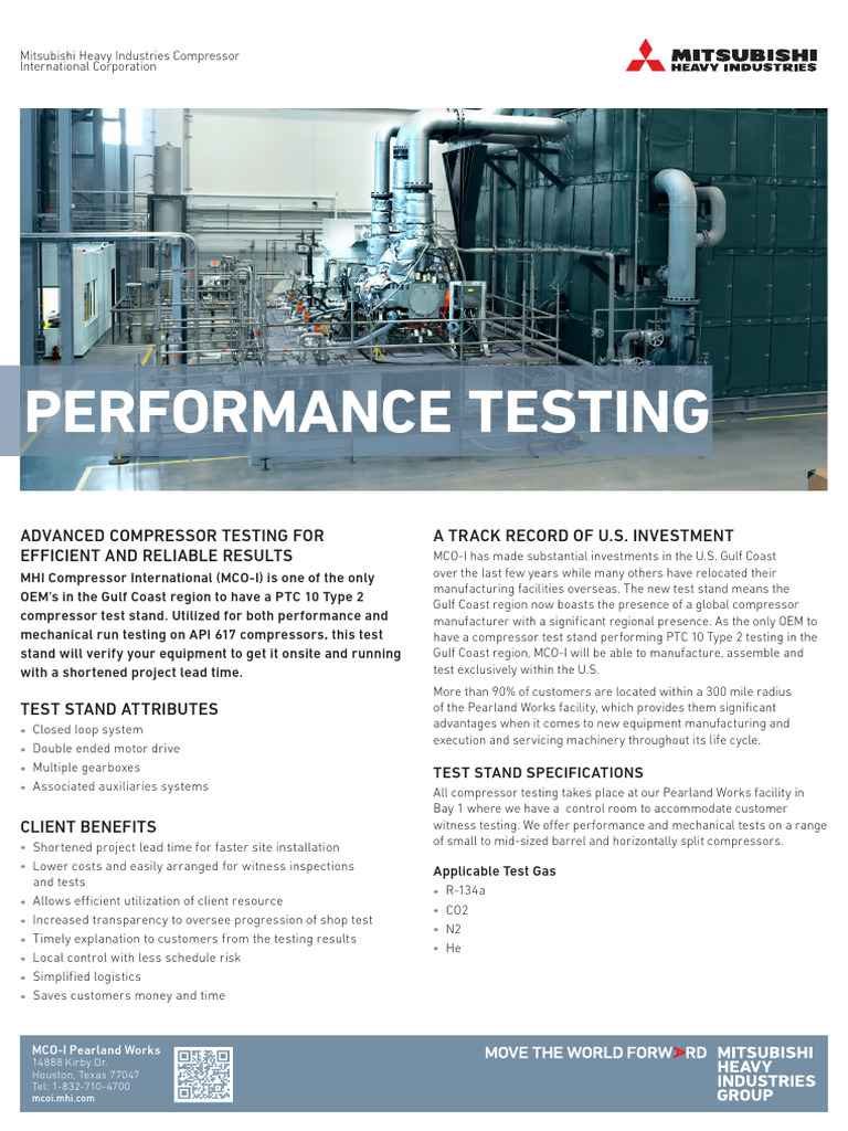 Test Stand - 2021 Ompressor | PDF