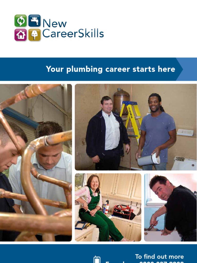 Plumbing Career - Training Courses Brochure | PDF | Tutor | Plumbing