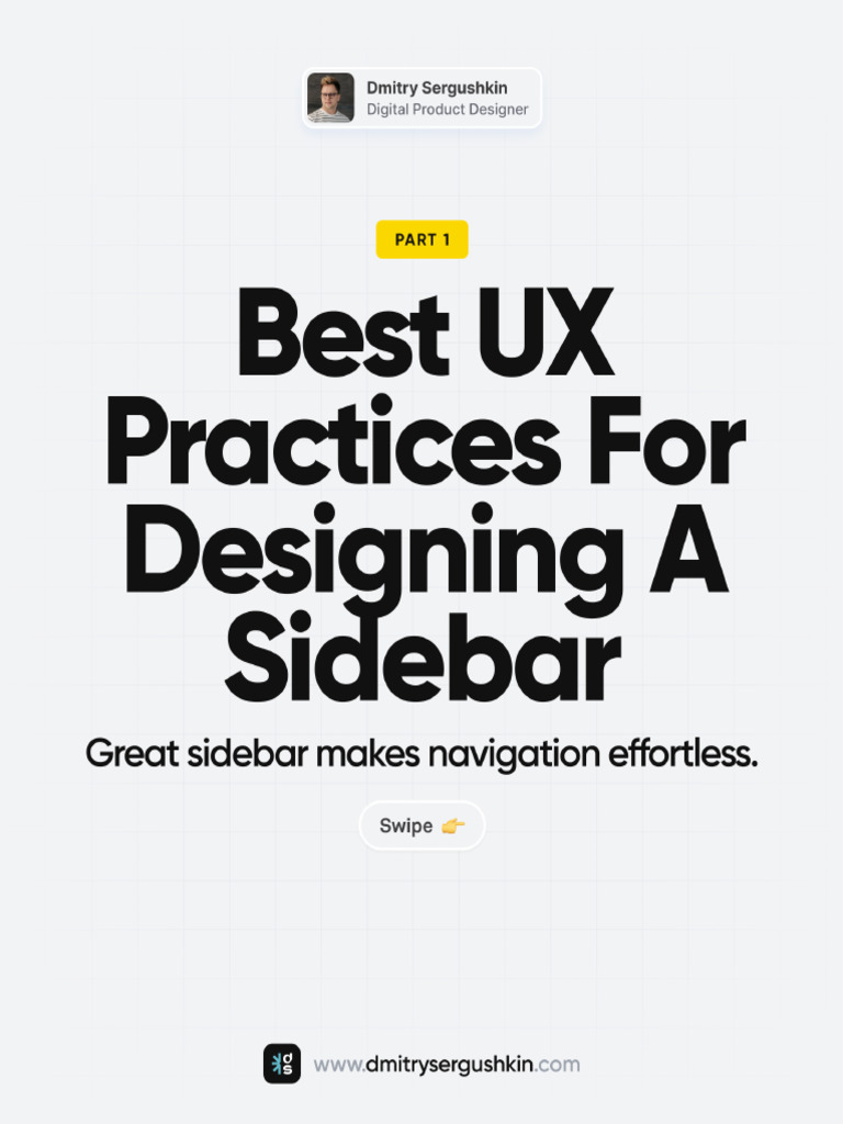 Best UX Practices For Designing A Sidebar (Part 1) | PDF