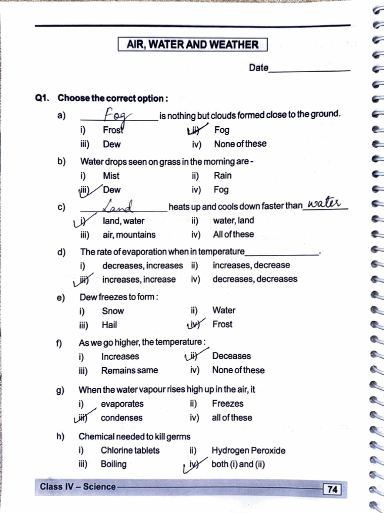 WBW CH - Air, Water, Weather G.4 | PDF