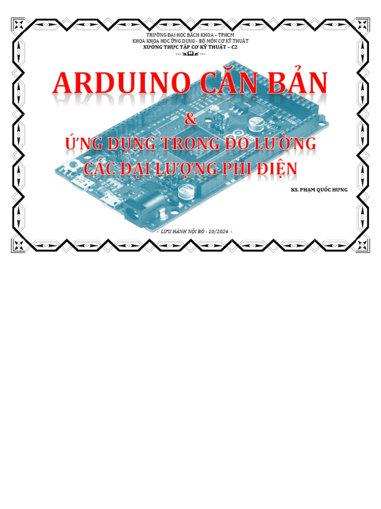 Arduino Do Luong Co Hoc (2024_v2) | PDF
