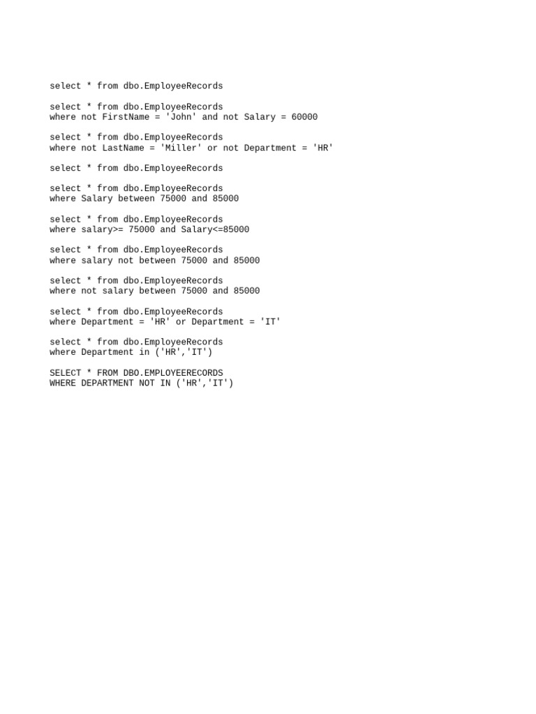 Lec 7 SQL Practice | PDF