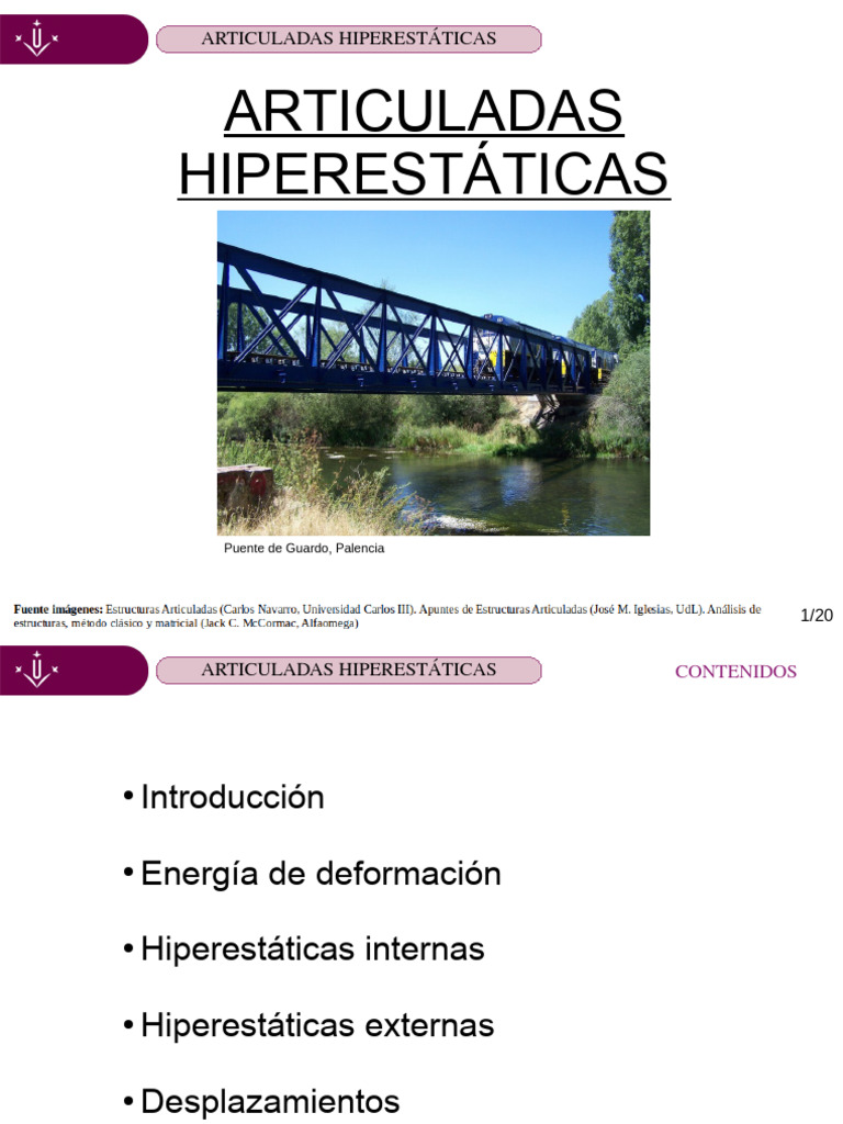 Estructuras_Articuladas_Hiperestaticas | PDF | Ecuaciones | Física Aplicada e Interdisciplinaria