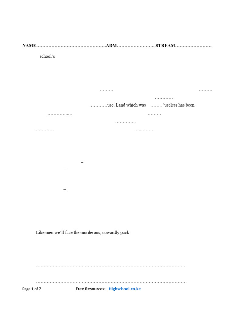 English Form 2 End T2 Exam Paper | PDF | Jihadism | Nuclear Proliferation