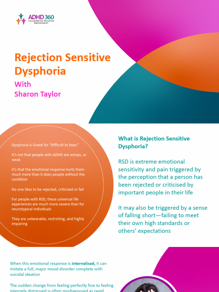 Understanding Rejection Sensitive Dysphoria | PDF | Perfectionism ...