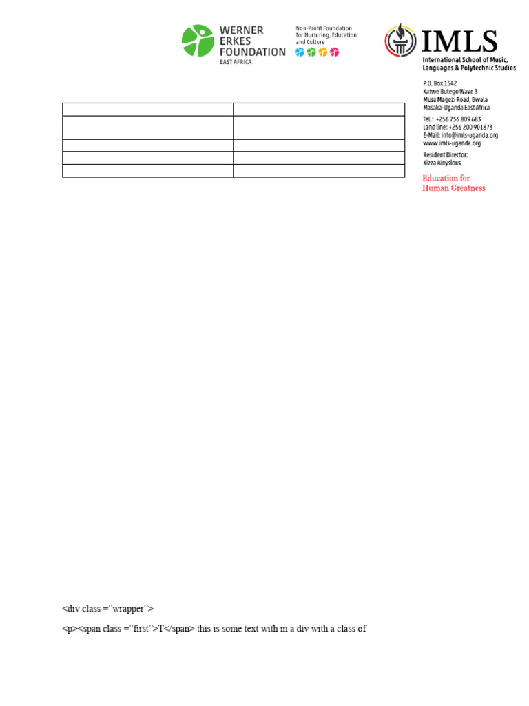 Static Website Development Theory | PDF | Html Element | Html