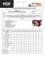 Checklist For Equipment Inspection Breaker | PDF