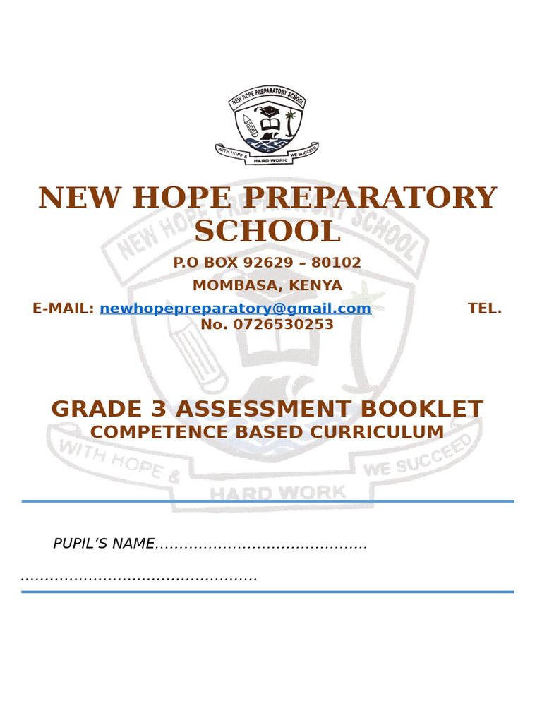 Grade 3 Rationalized Assessment Report Book Updated | PDF