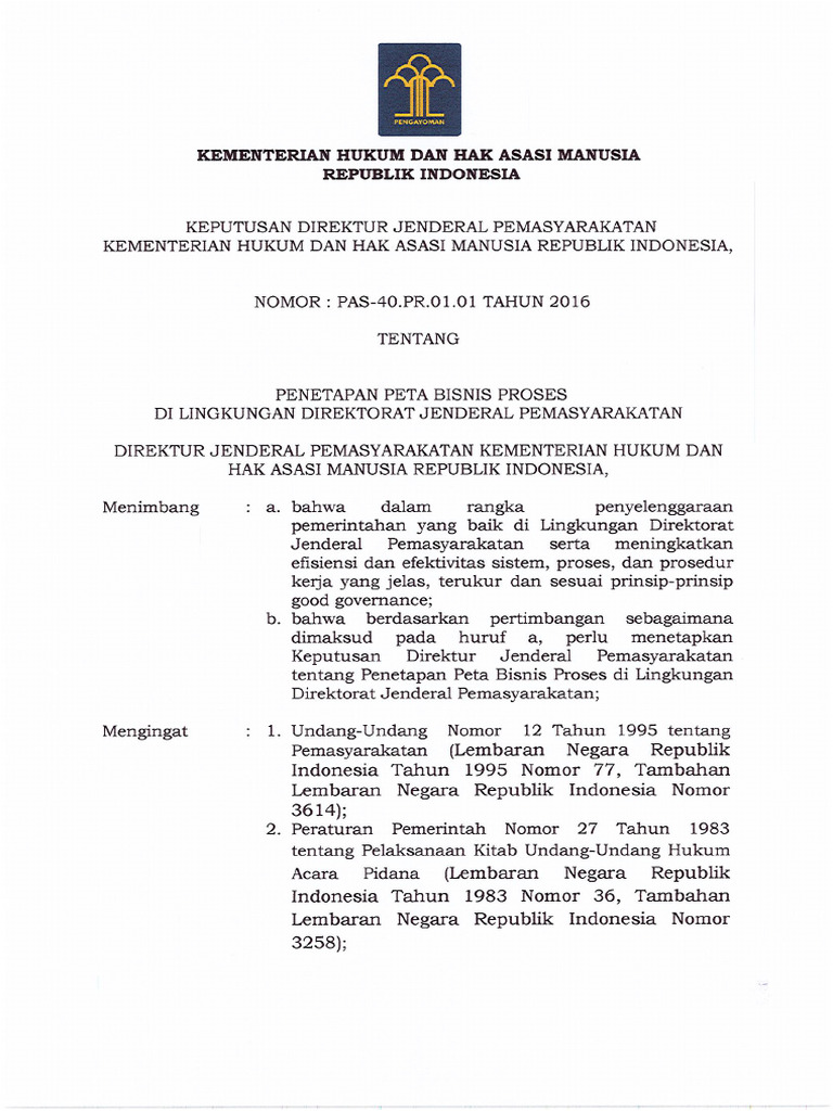 1 Dokumen Peta Bisnis Instansi (Kementerian) wbk202442052 | PDF