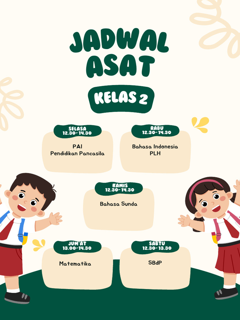 Jadwal ASAT Kelas 2 PDF | PDF