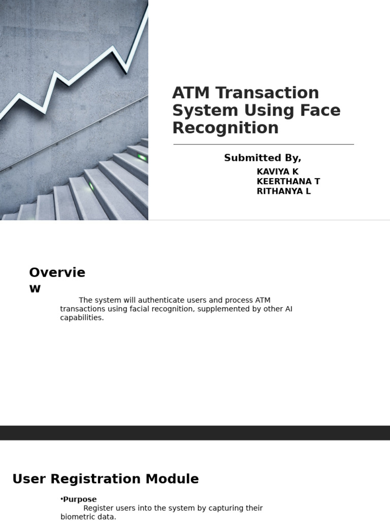 Face Recognition ATM Transaction System | PDF | Automated Teller ...