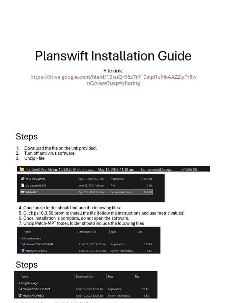 Planswift Installation Guide | PDF