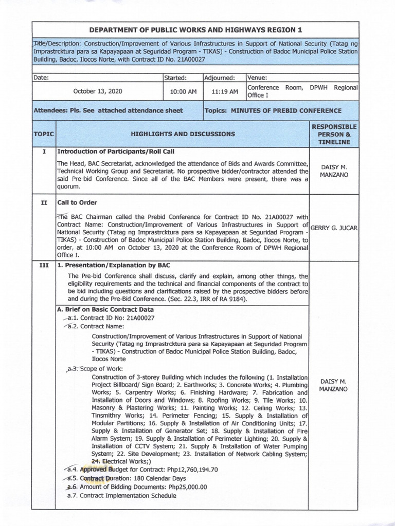 Sample BOQ R1 IlocosNorte | PDF