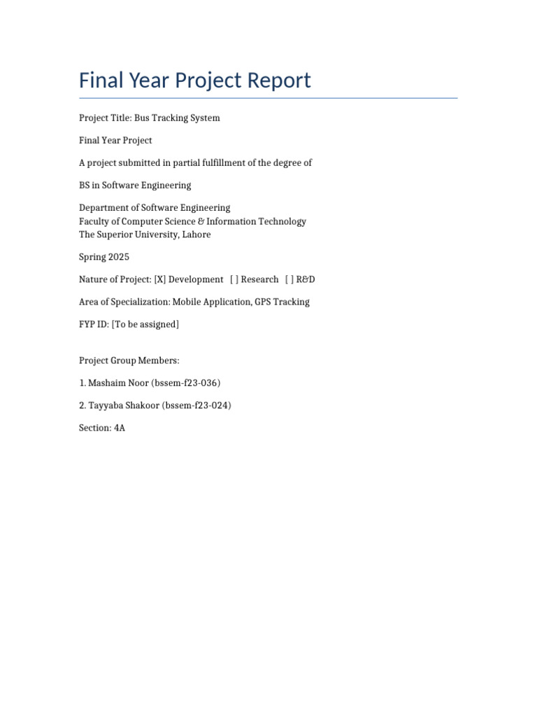 Bus Tracking System Full Report Part1 | PDF