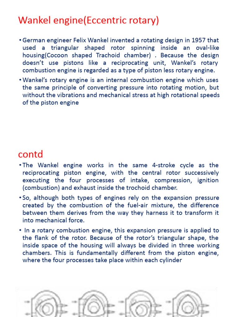 Wankal Engine | PDF | Internal Combustion Engine | Engines