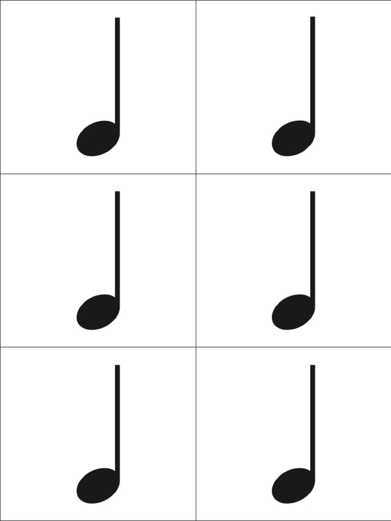 Single Note Flashcard | PDF