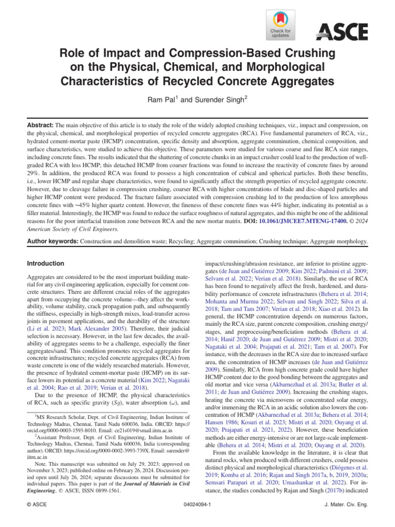 Singh Pal 2024 Role of Impact and Compression Based Crushing On The Physical Chemical and ...