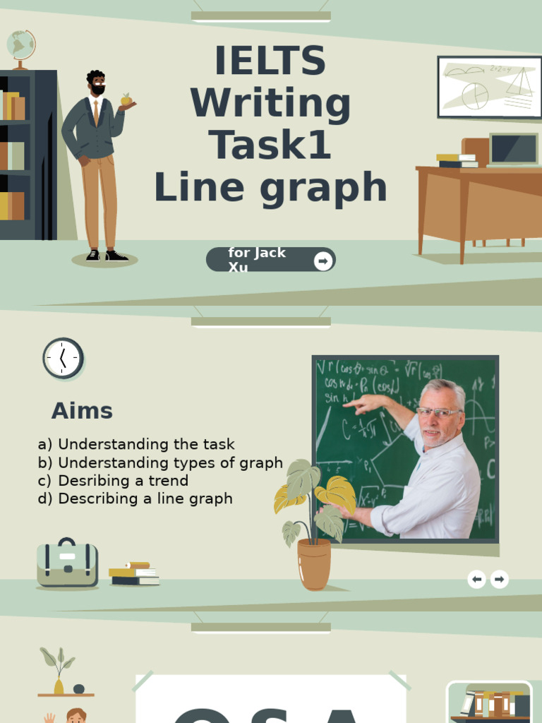 IELTS Writing Task 1: Line Graph Guide | PDF
