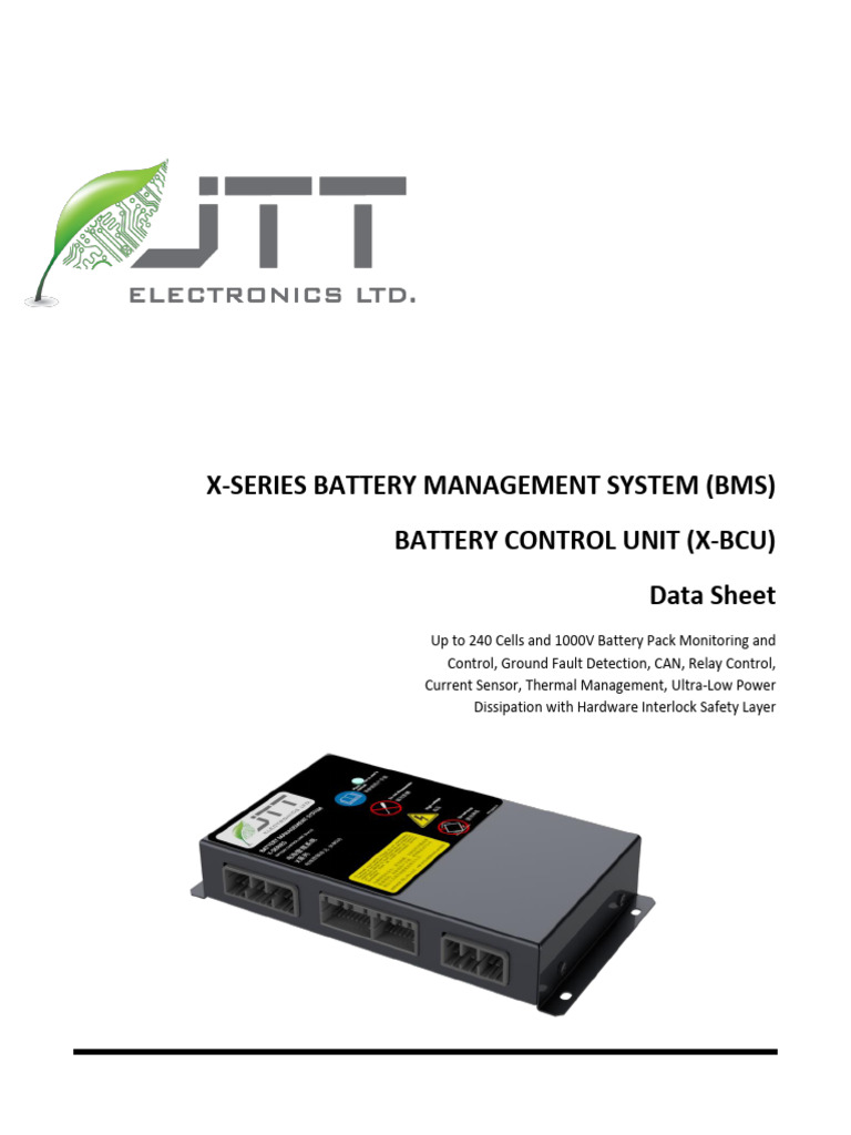 Dn000096.d X Bcu Data Sheet | PDF | Relay | Power Supply