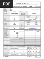 Excel File CSC Personal Data Sheet PDS 2017 1 | PDF | Justice | Crime ...
