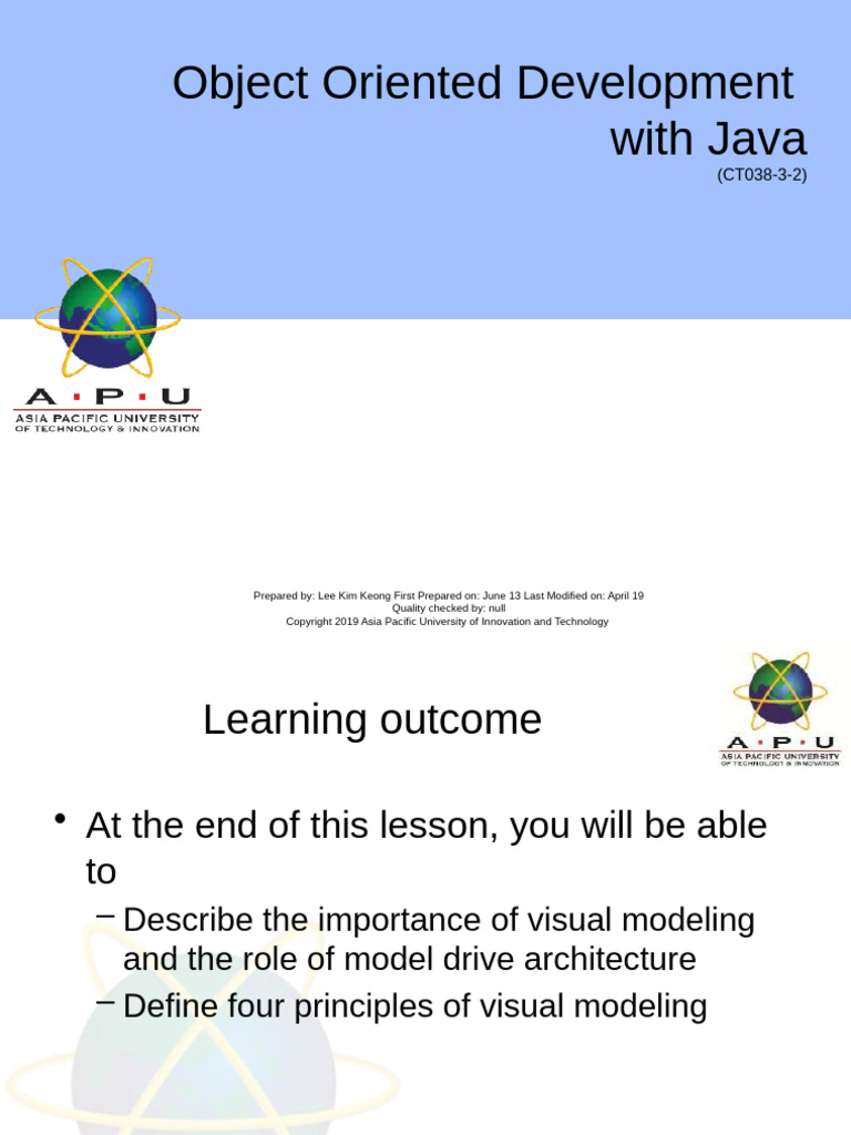 2 PrincipleVisualModeling | PDF | Object Oriented Programming | Java (Programming Language)