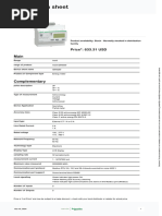 iEM3255 Energy Meter Datasheet | PDF | Electricity | Manufactured Goods