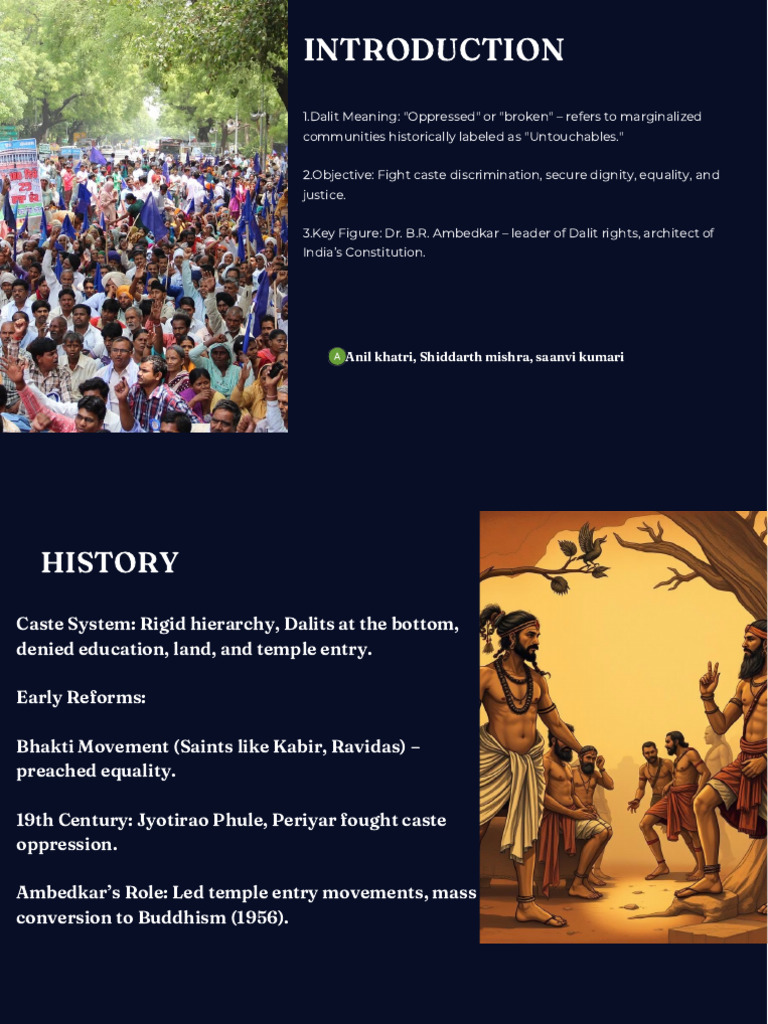 Dalit Movements: History and Impact | PDF | Dalit