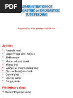 Procedure Checklist Chapter 26: Administering Feedings Through Gastric ...