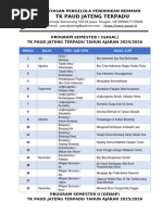 2025 2026 Program Semester | PDF