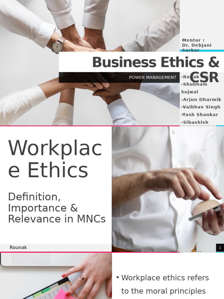 Business Ethics & CSR | PDF | Corporate Social Responsibility | Harassment