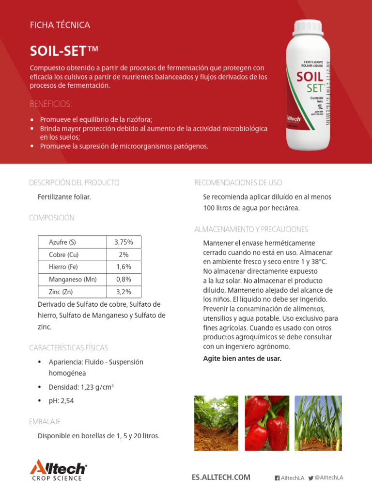 FT Soilset | PDF | Agua | Cobre