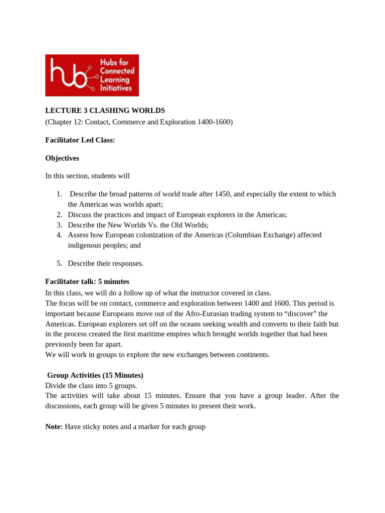 Lecture 3 HOW - Facilitator Led Class Scripts | PDF | Spanish ...